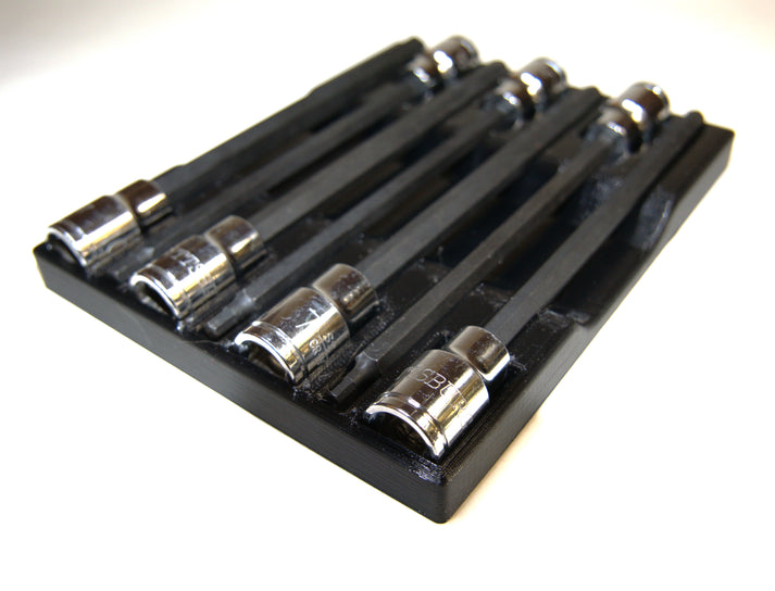 Magnetic Long Hex Socket Organizer – Fits Most Metric Long Hex Socket ...